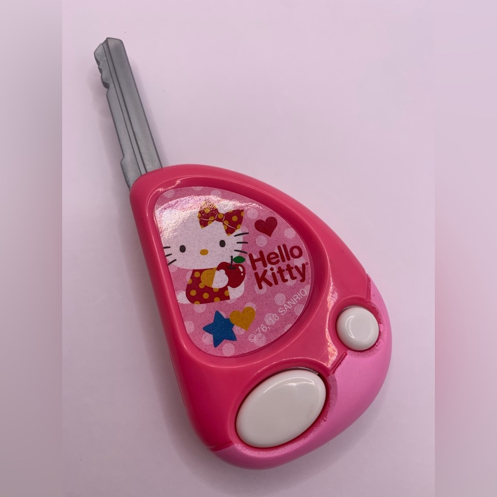 Hello Kitty Pink Car Key Toy With Sounds - Gem
